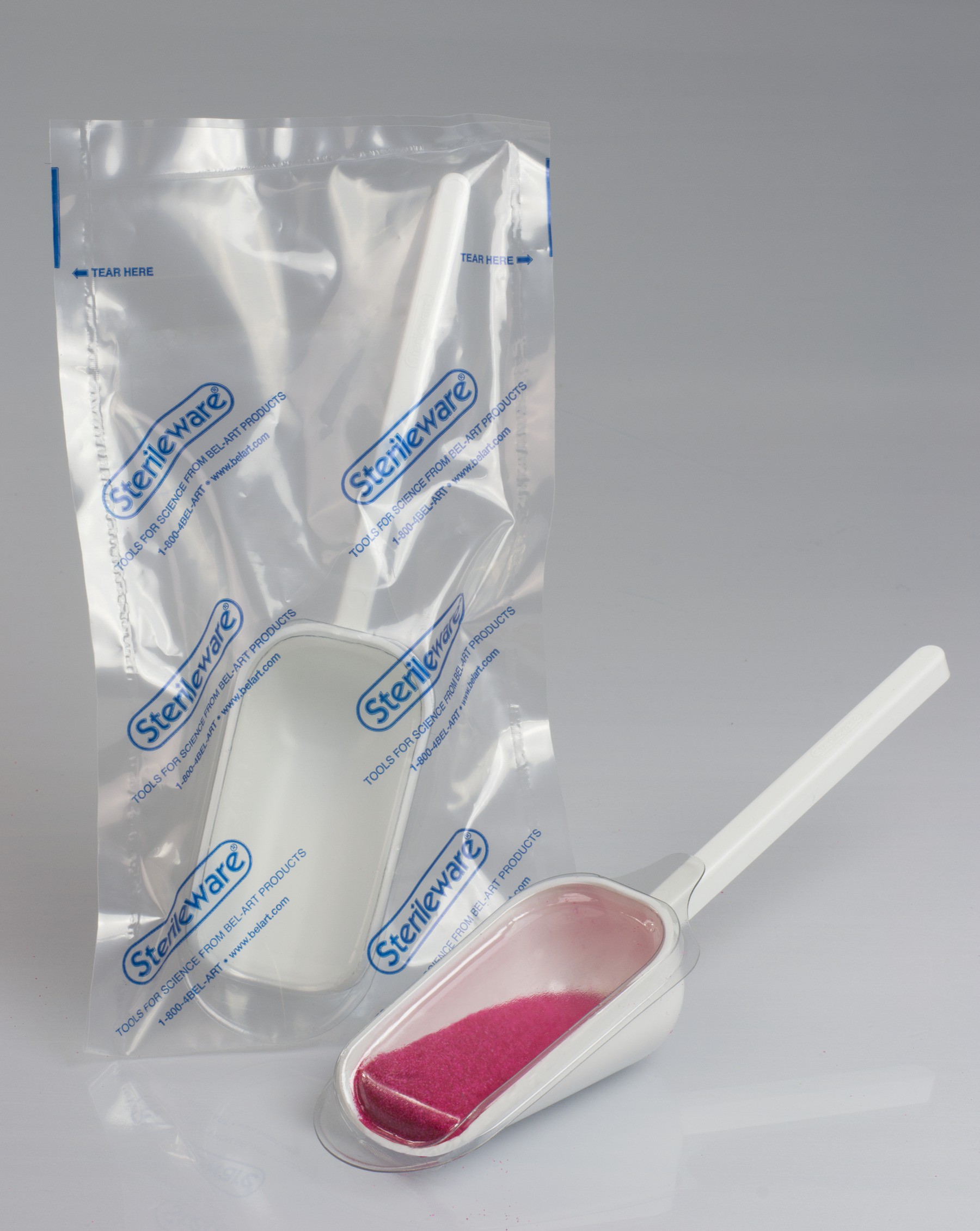Bel-Art Sterileware Scoop Sampling System; 125ml (4oz), Sterile Plastic ...