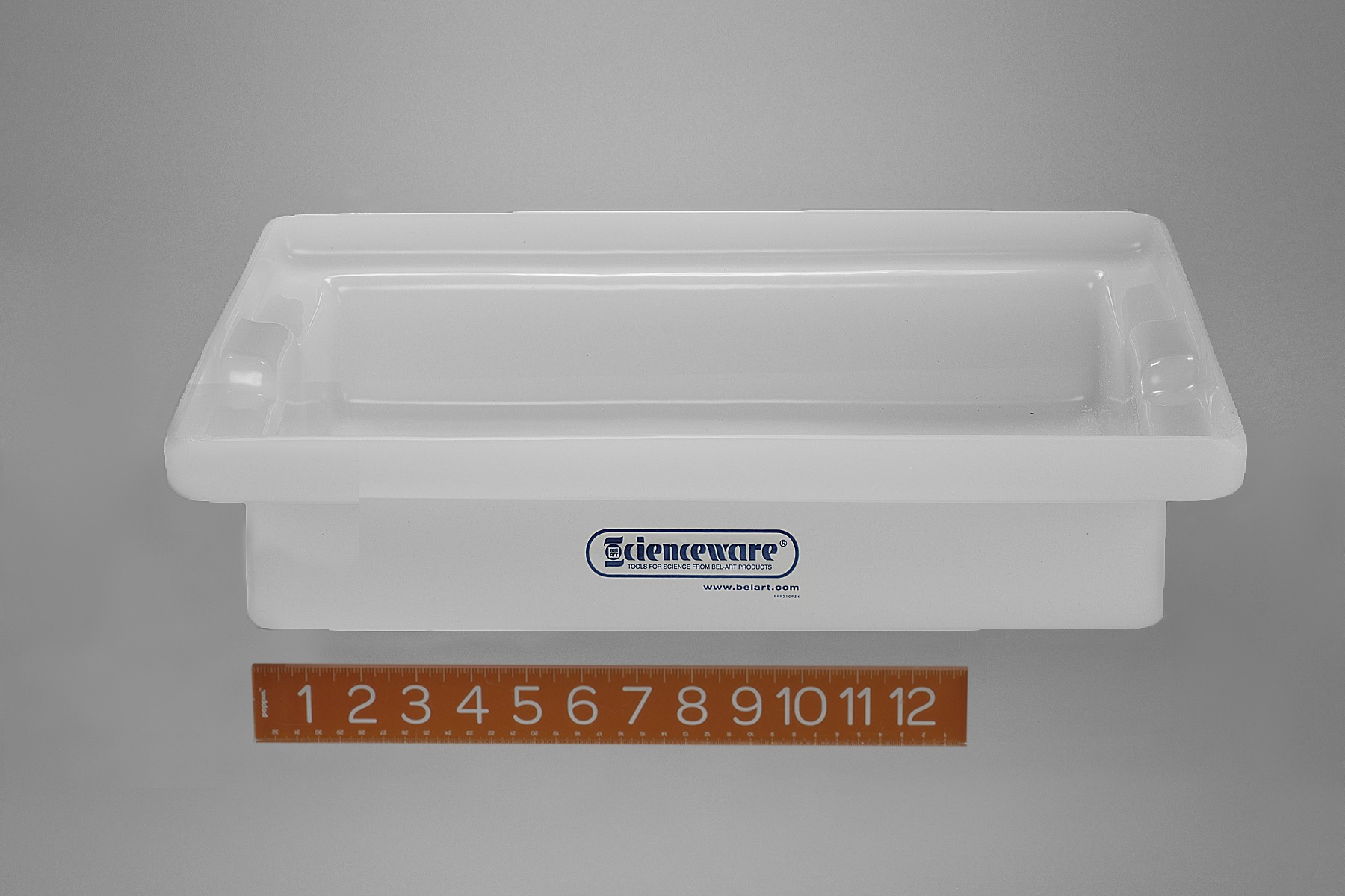 Bel-Art General Purpose Polyethylene Tray without Faucet; 12 x 16 x 3 ...