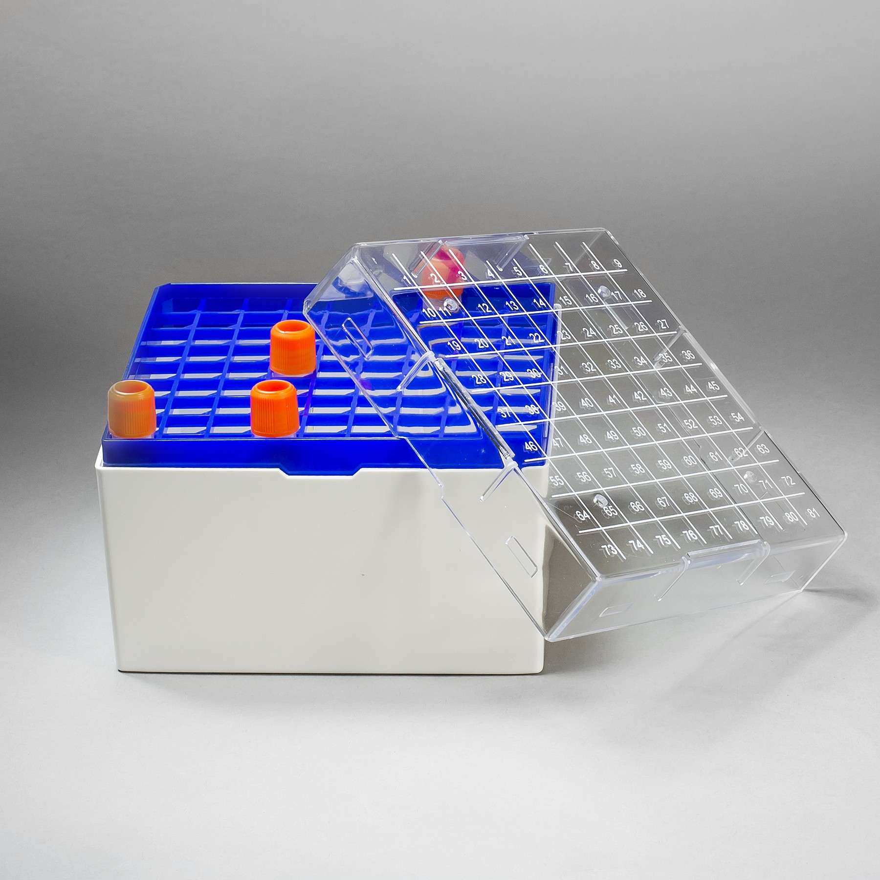 Bel-Art ProCulture Cryogenic Vial Storage Box; 81 Places, For 5.0ml ...