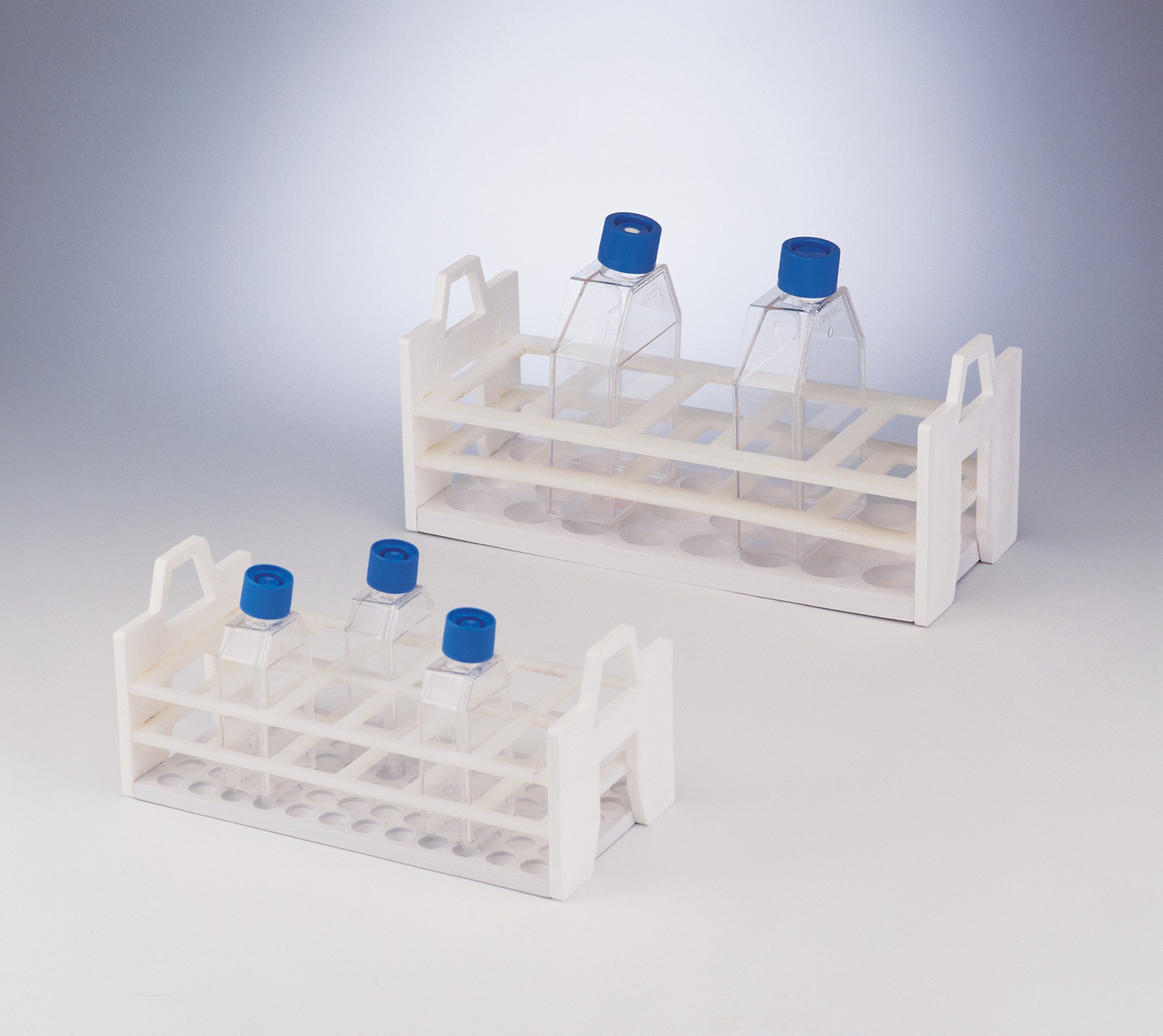Bel-Art Tissue Culture Flask Rack; 12 Places, For 75ml Flasks | SP ...