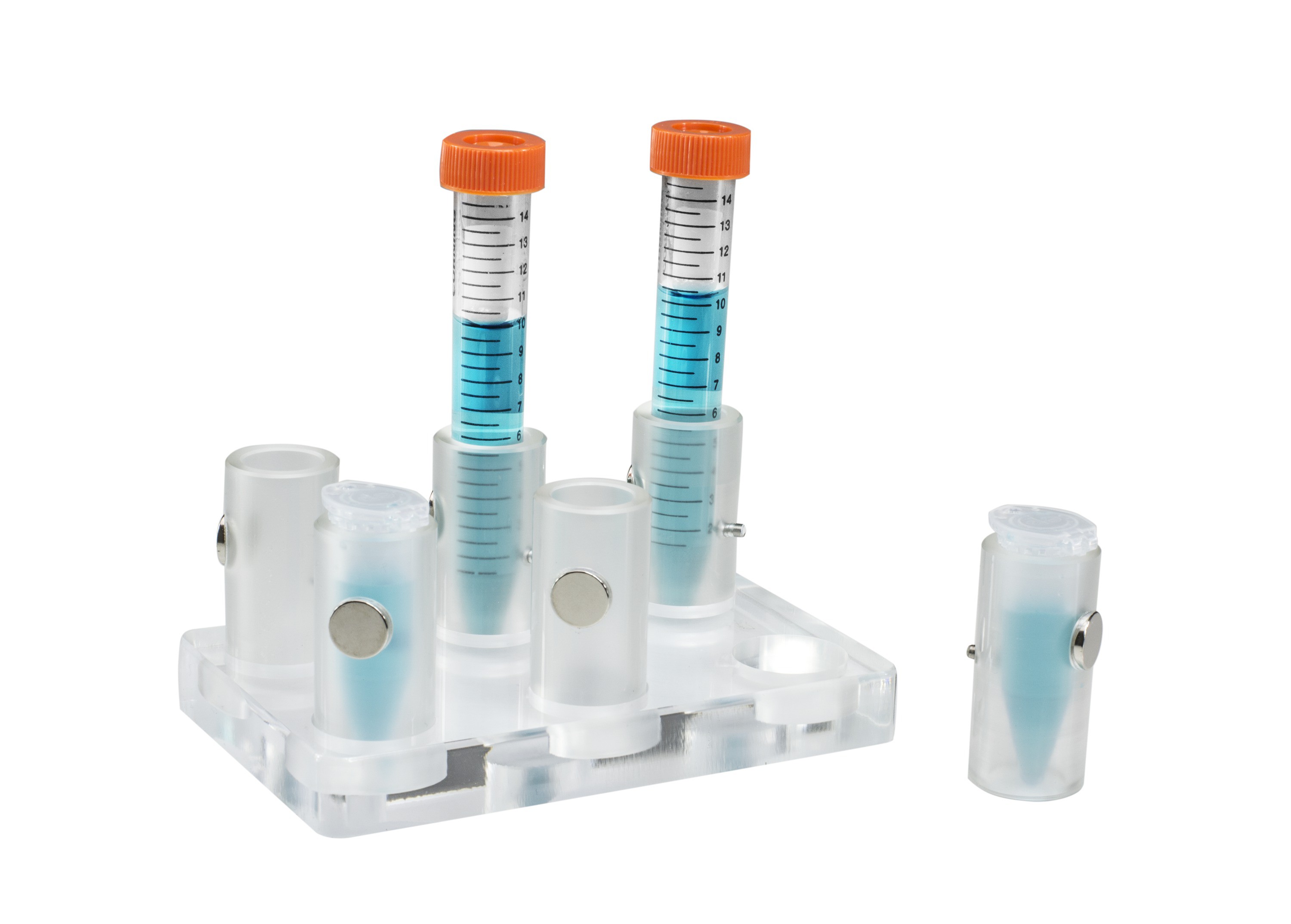 Bel-Art Magnetic Bead Separation Rack for 5 and 15ml Tubes | SP Scienceware