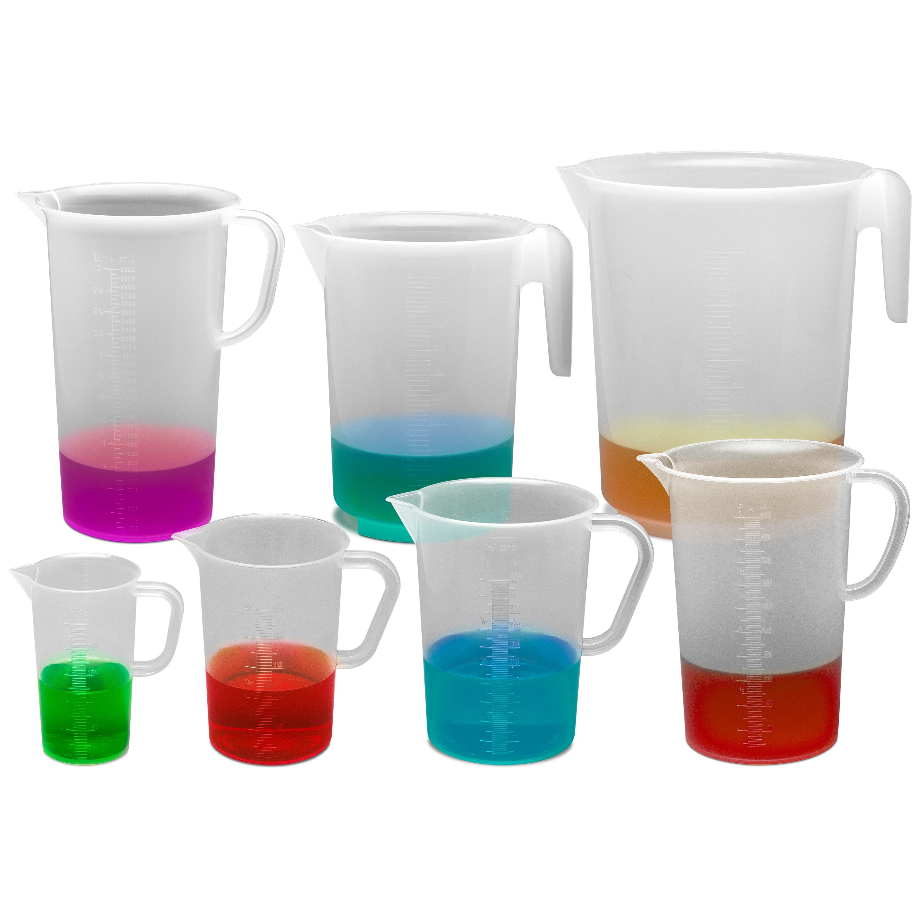 SP Bel-Art | Tall Form Graduated Pitchers - Polypropylene | SP Bel-Art