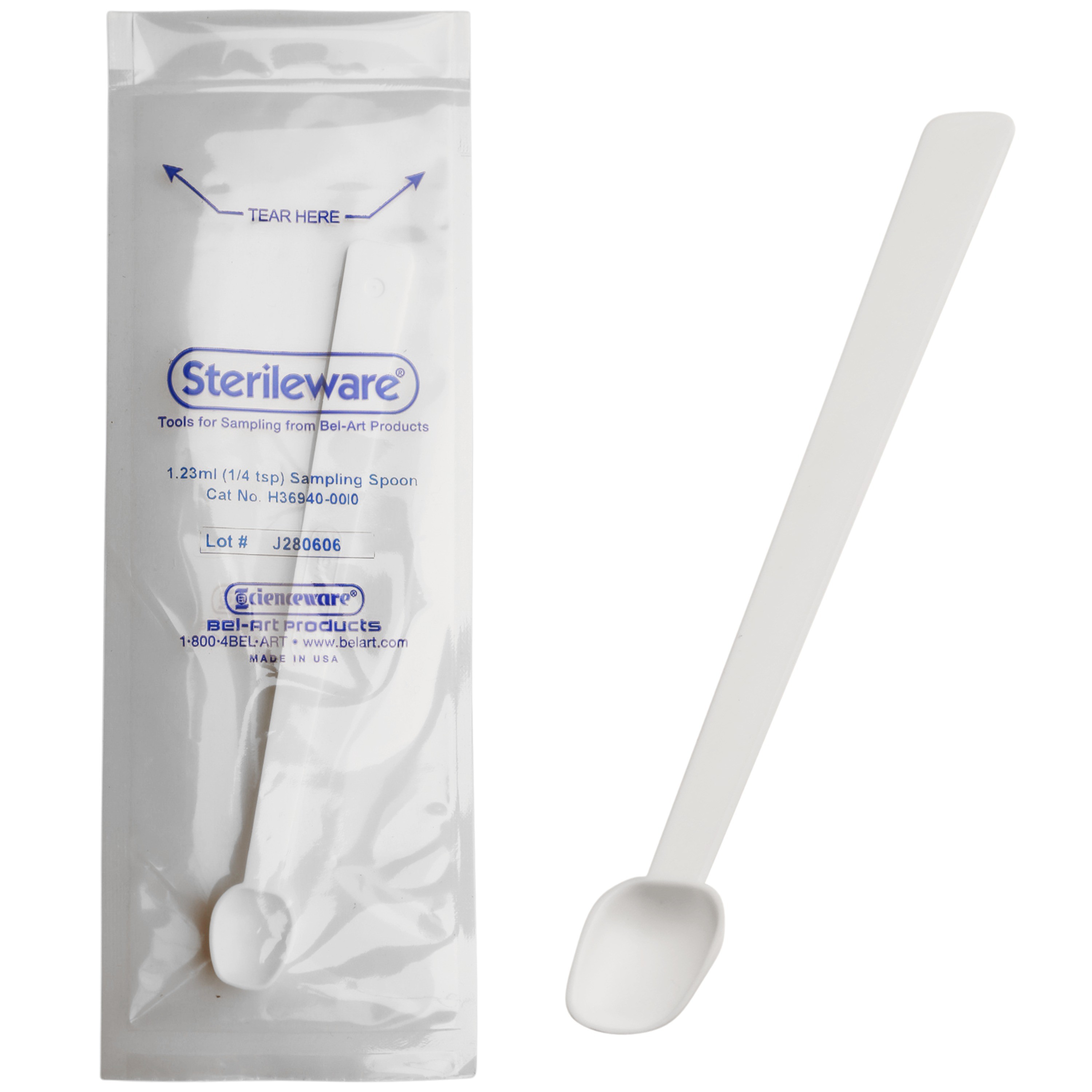 SP Bel-Art | SP Bel-Art Sterileware Long Handle Sterile Sampling Spoon ...