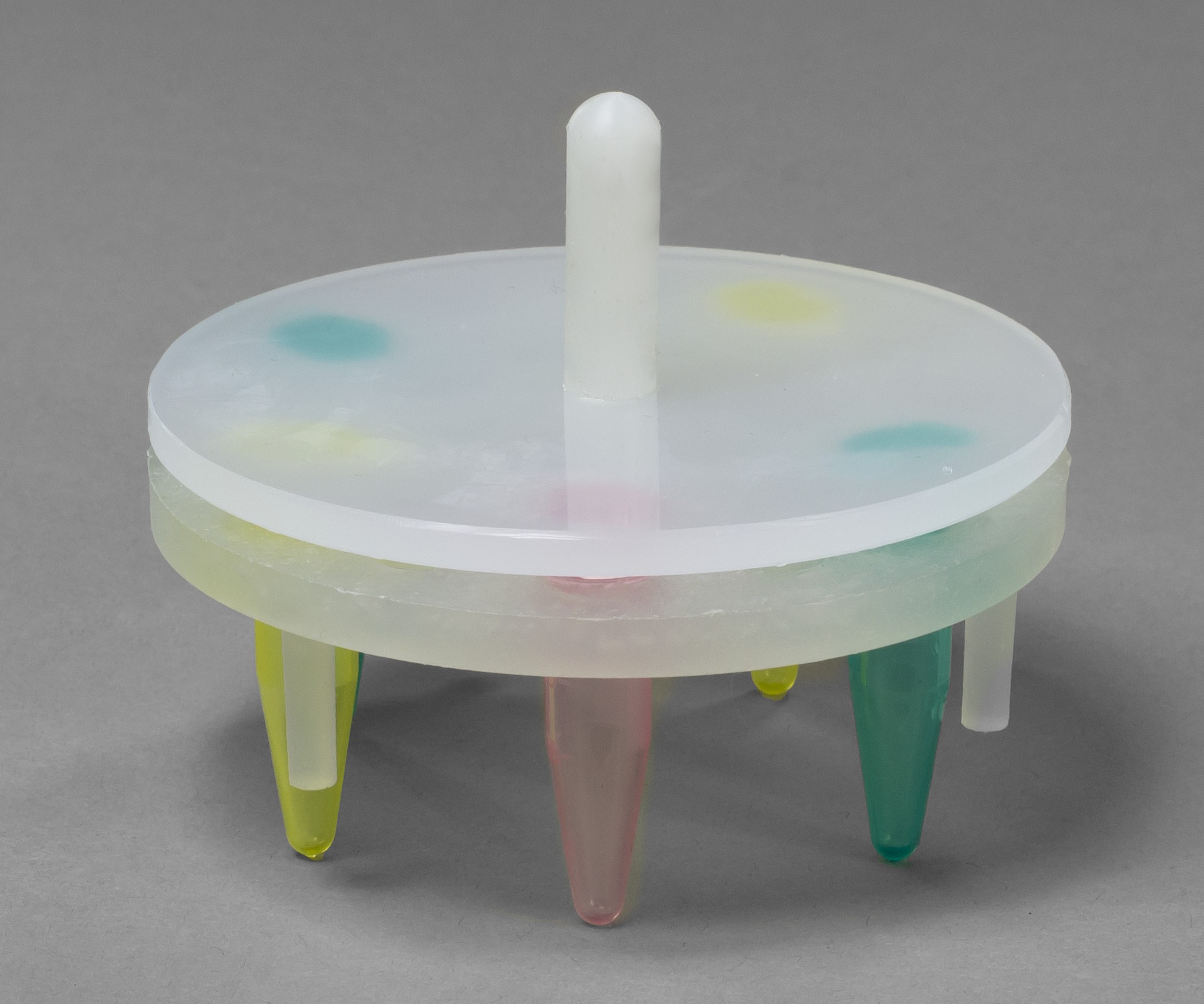 Bel-Art Round Microcentrifuge Floating Bubble Rack with Hold-Down Disk ...