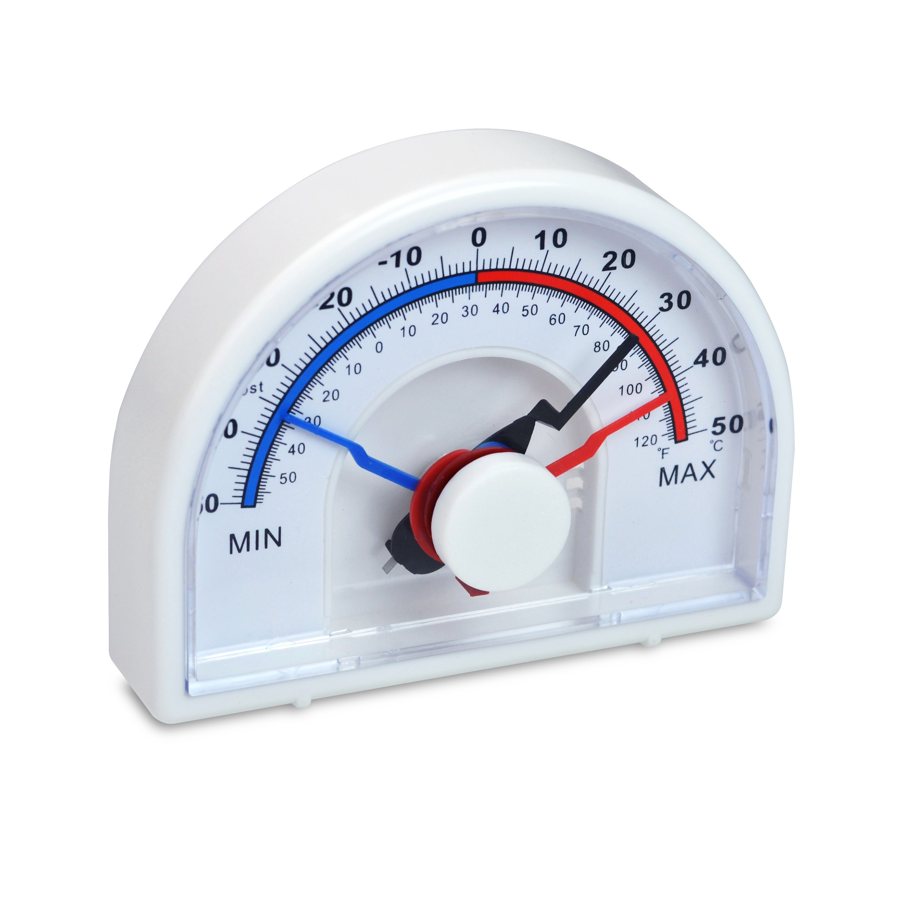 SP Bel-Art | H-B DURAC Bi-Metallic Min/Max Thermometer | SP Bel-Art SP Bel-Art | H-B DURAC Bi-Metallic Min/Max Thermometer | SP Bel-Art