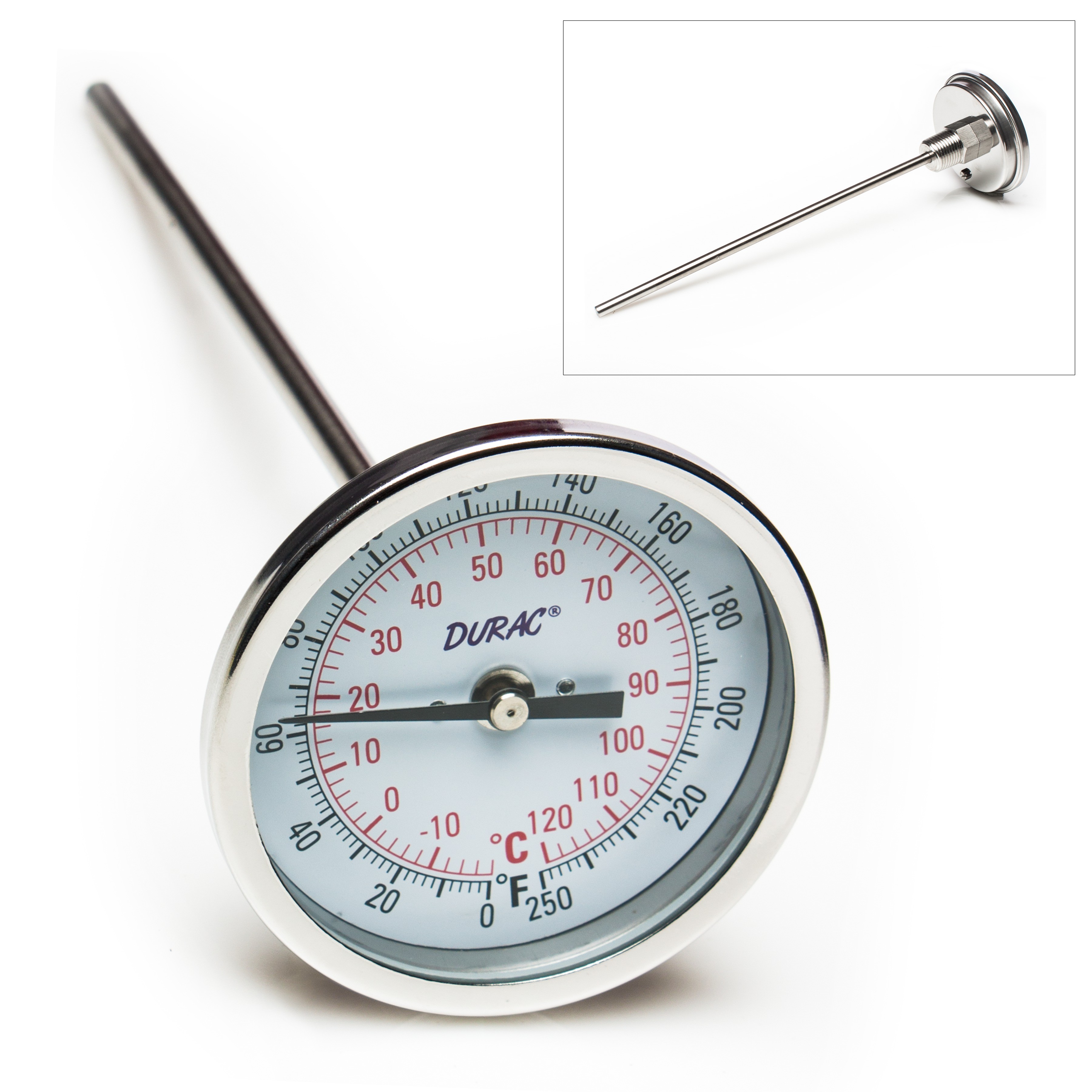 SP Bel-Art | SP Bel-Art, H-B DURAC Bi-Metallic Dial Thermometer; -20 to ...